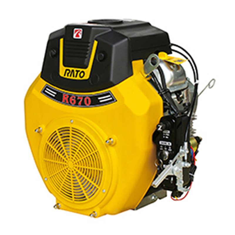 重庆润通2V78 R670双缸风冷四冲程发动机23马力汽油机工程机械-阿里巴巴