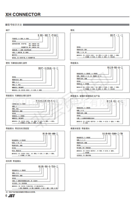 JST连接器 SXH-001T-P0.6 端子 2.5间距 XH系列 接插件-阿里巴巴