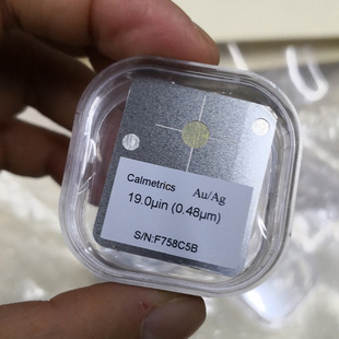Calmetrics镀层标准片金镍铜银钯锌锡等（镀层测厚仪建档专用）-阿里巴巴