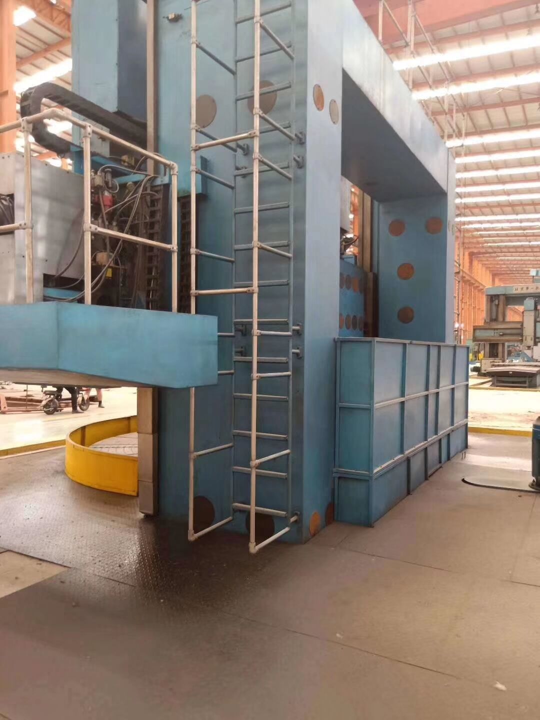 出售二手5米数控双柱立车CK5250齐齐哈尔机床厂12年包安装调试-阿里巴巴