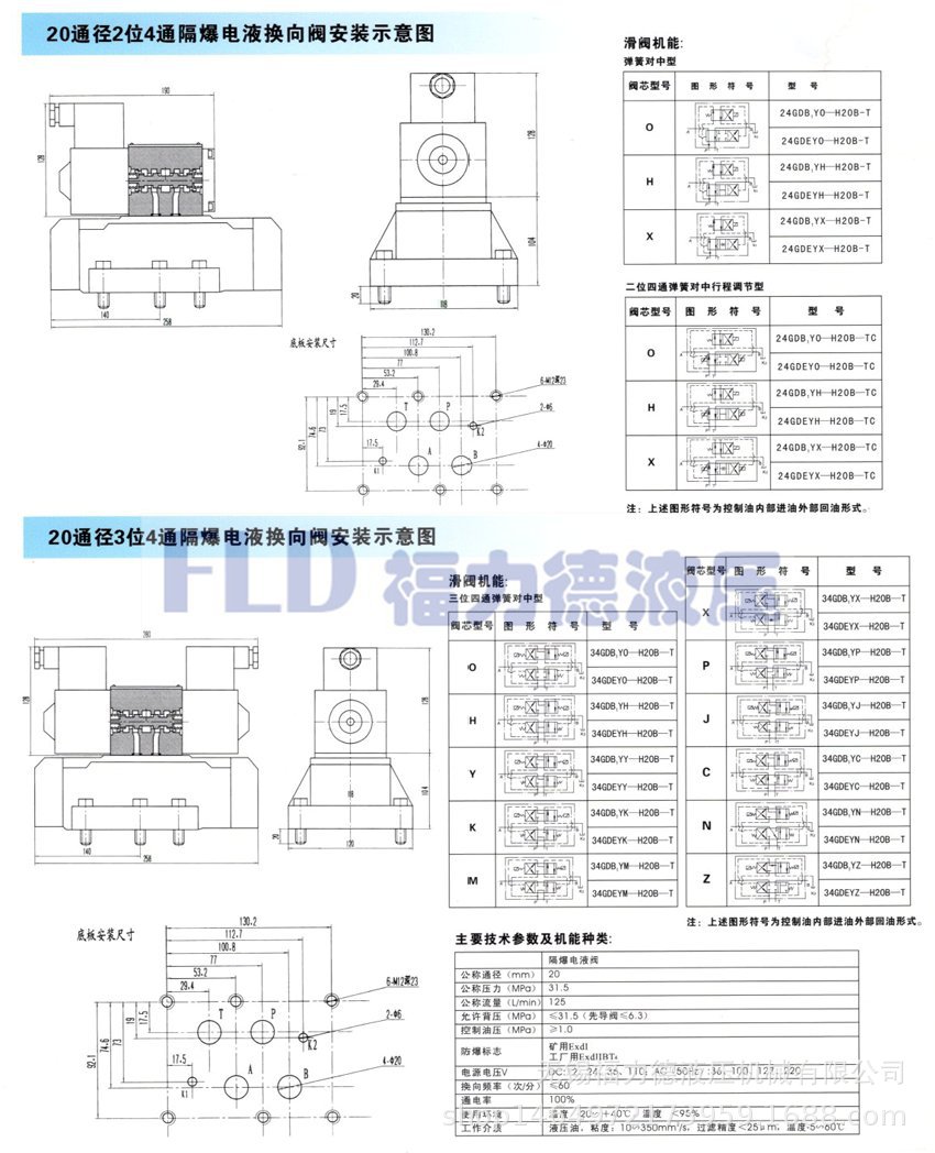 34GDEYY-H20B-T,隔爆电液换向阀-阿里巴巴