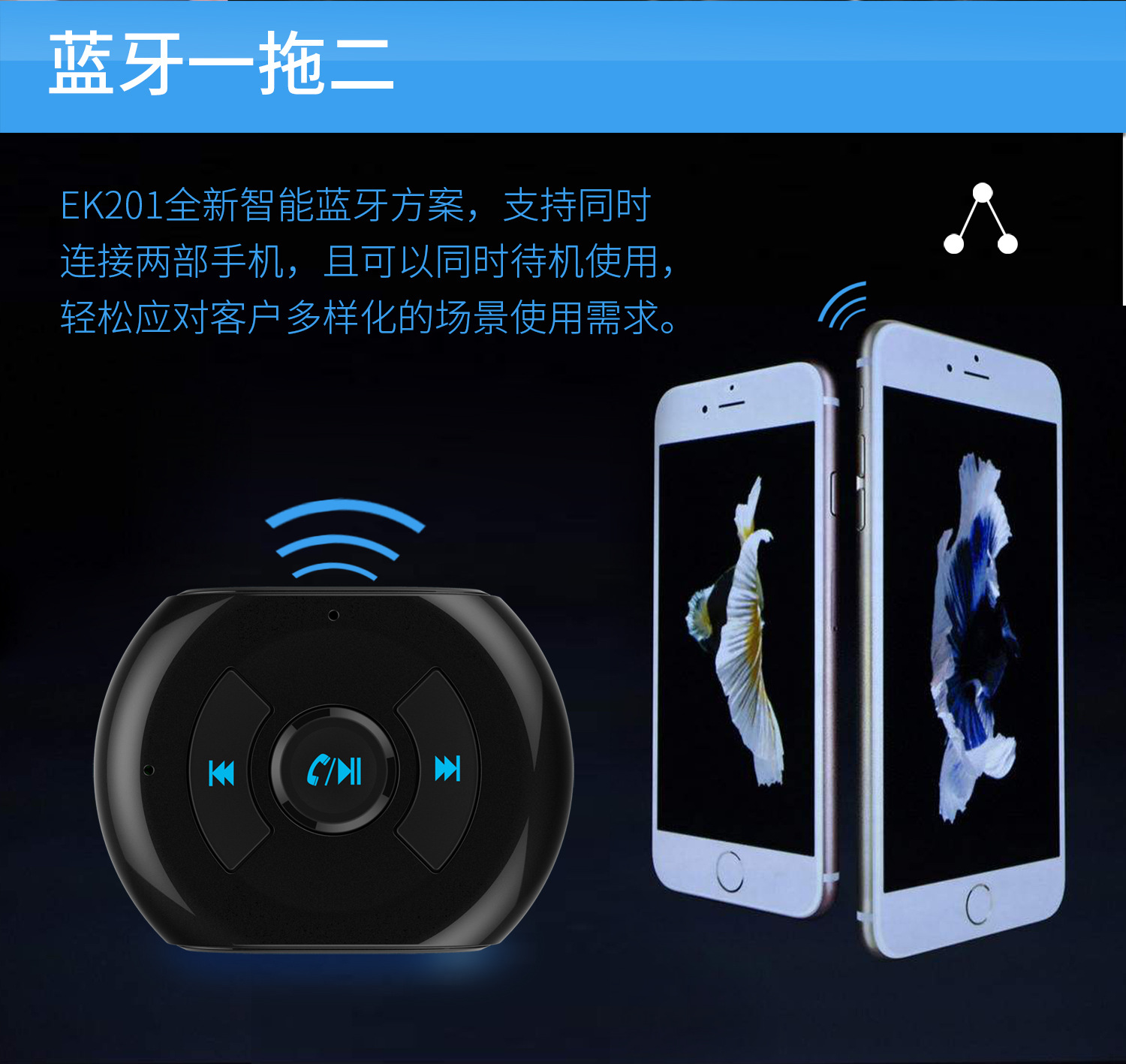 EK201跨境现货蓝牙CSR适配器车载立体AUX接口手机无线 音频接收器-阿里巴巴