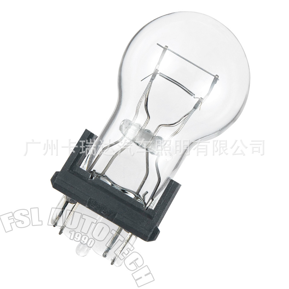 厂家直销汽车灯泡3157 P27-7W 3156汽车刹车灯泡倒车尾灯-阿里巴巴