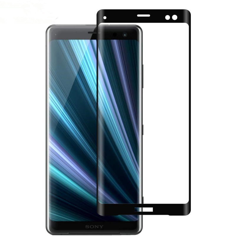 适用SONY X10 PLUS全覆盖3D钢化膜索尼XZ3 L3 XZ2热弯曲面玻璃膜-阿里巴巴
