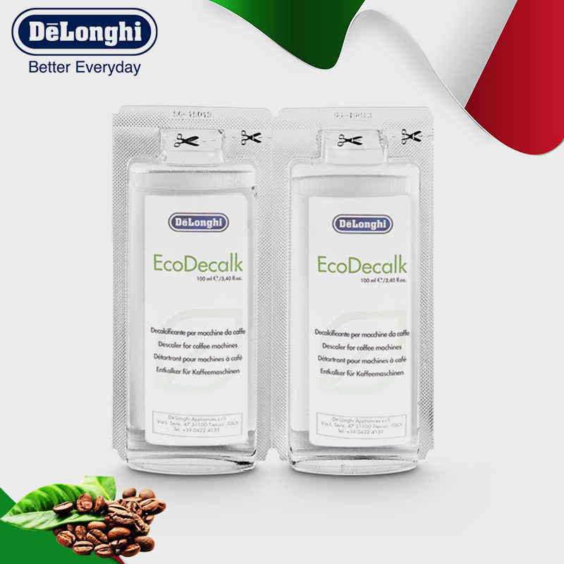 【2瓶装 】德龙原装除垢液意大利Delonghi 除垢清洗药水100ML*2-阿里巴巴