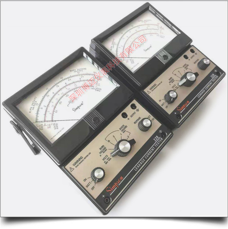 美国辛普森Simpson 228电流表指针式AC交流DC直流泄漏电流测试仪-阿里巴巴