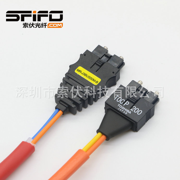 MR-J3BUS1M三菱伺服电机光纤 SSCNET III 伺服放大器光纤 J3\J4-B-阿里巴巴