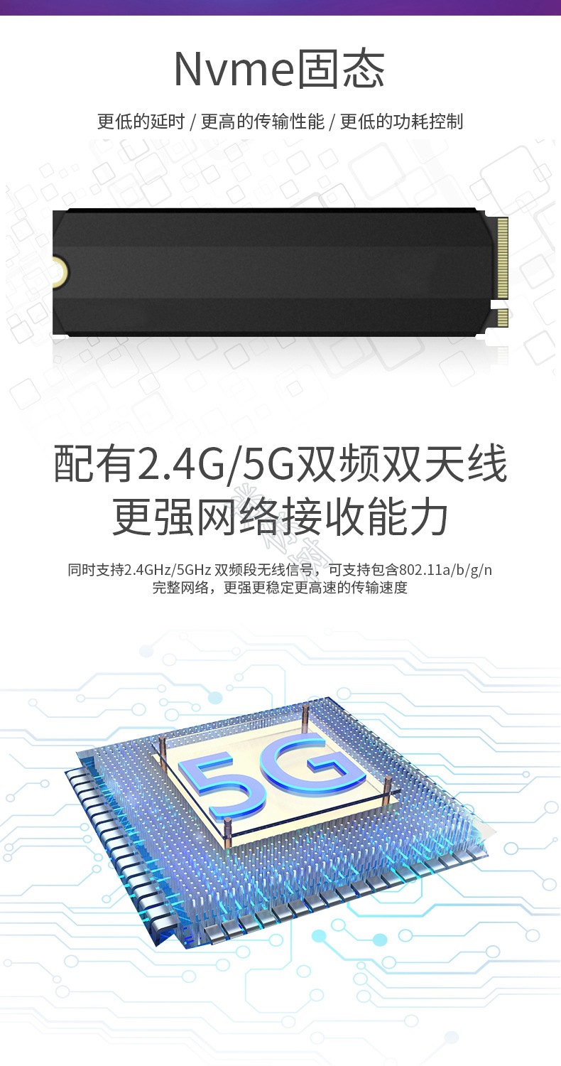 八代酷睿i5-8265u I7-8565u迷你小主机微型电脑四核办公家用主机-阿里巴巴