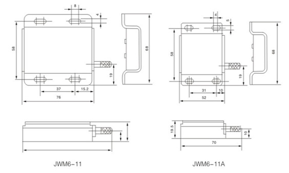 九川集团有限公司 JWM6-11门开关 JWM6-11A TH机床门限位开门断电-阿里巴巴