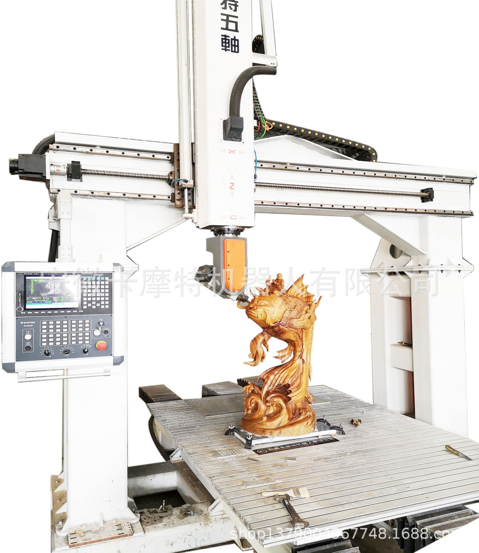 五轴木工雕刻机\五轴立体家具雕刻机\厚片吸塑五轴切割-阿里巴巴