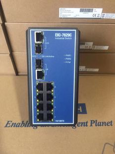 研华全新EKI-7629C-AE 2光8电Combo端口工业以太网交换机SFP插槽-阿里巴巴