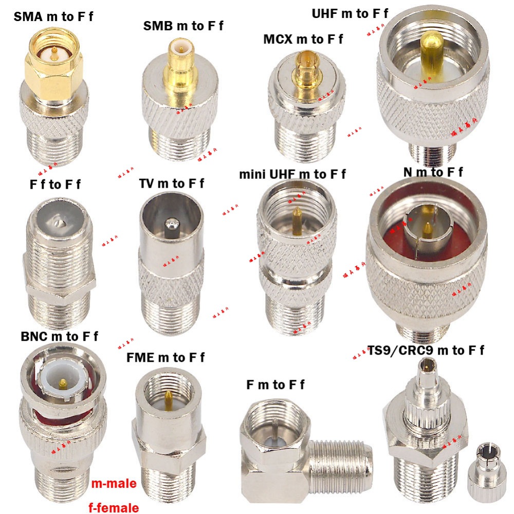 MCX SMB UHF BNC SMA IEC FME N CRC9 TS9 FME F/M射频RF转接头-阿里巴巴