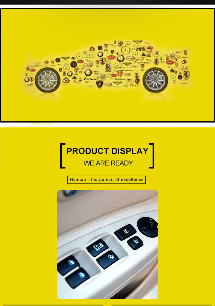 华涵适用于起亚 锐欧电动窗开关汽车玻璃升降器开关93570-1G110-阿里巴巴