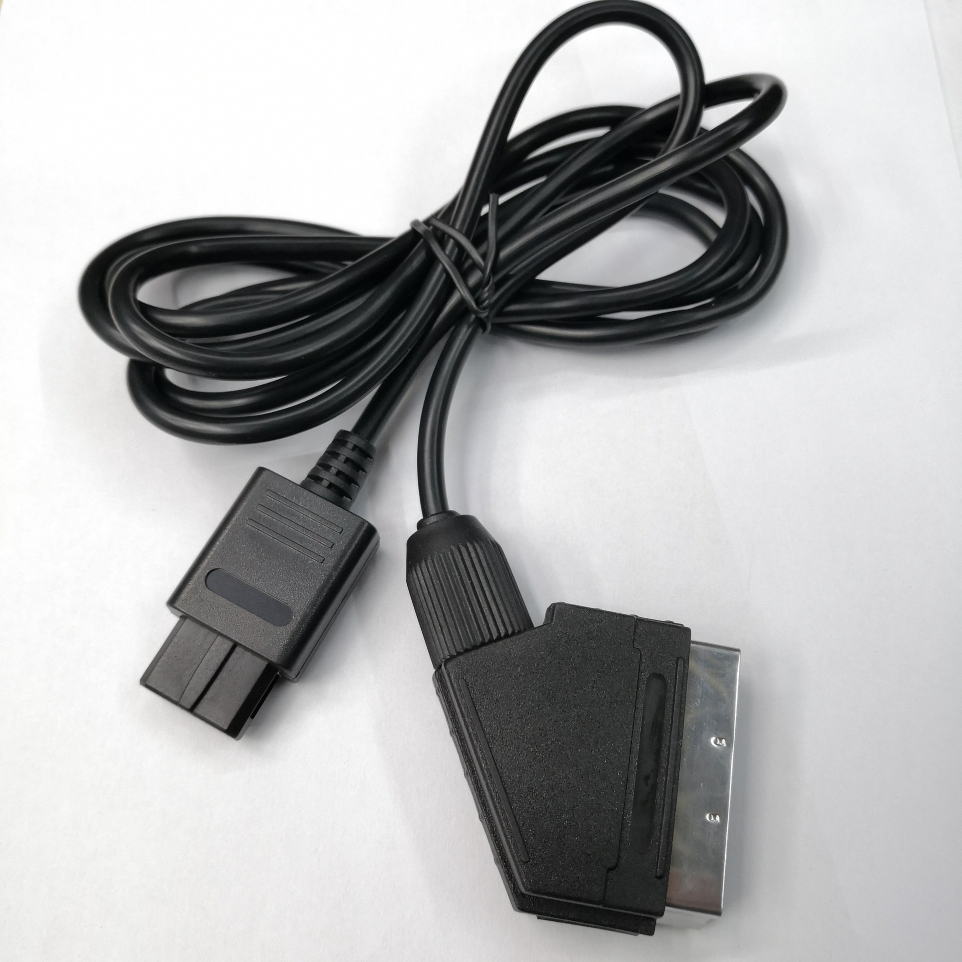 适用于N64/NGC/超任RGB对扫把头线 N64 Scart RGB Cable 现货1.8M-阿里巴巴