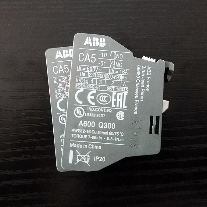 全新现货 ABB AX系列接触器辅助触点CA5X-10一开点 CA5X-01一闭点-阿里巴巴