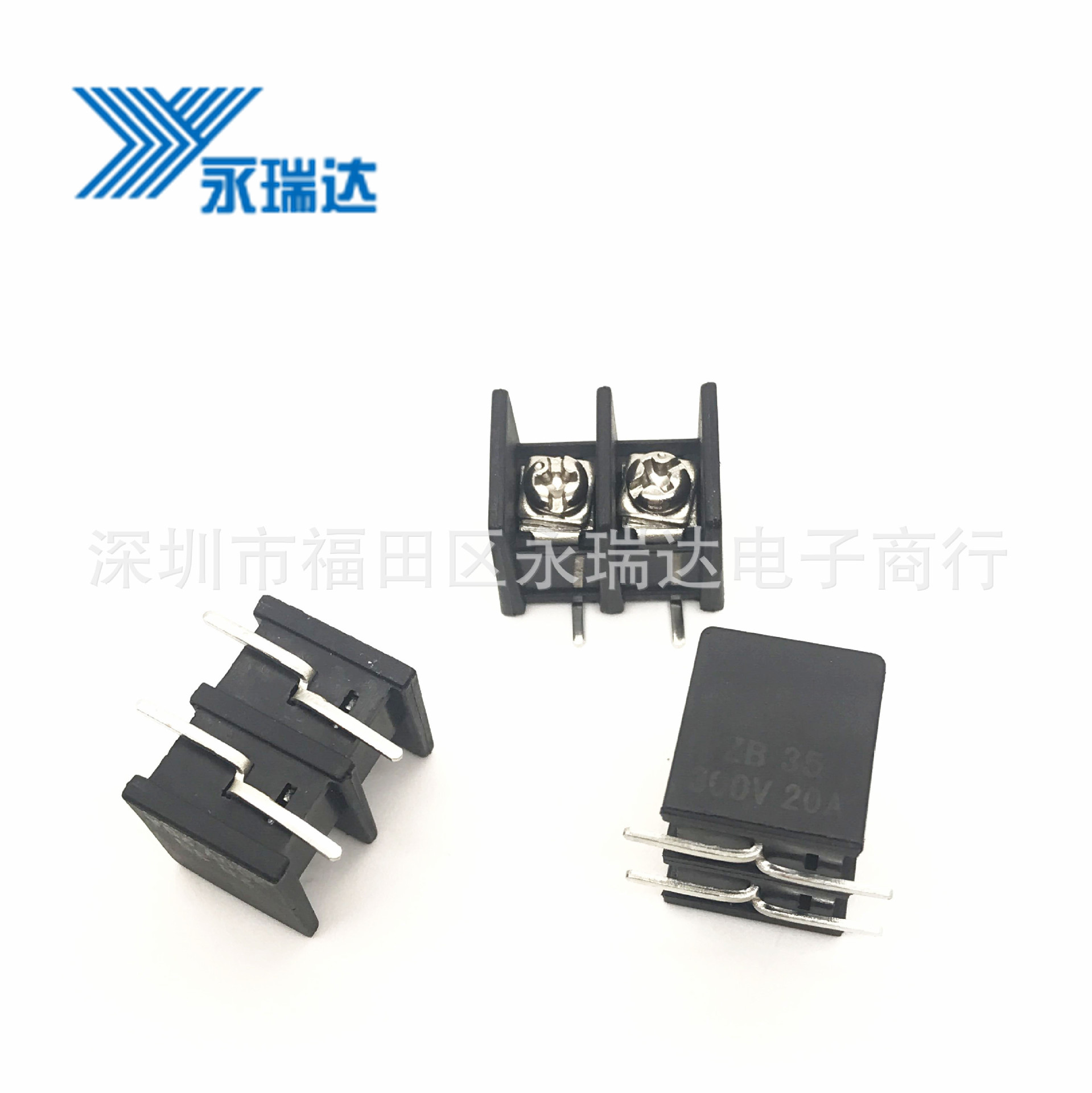 栅栏式接线端子DG/WJ/ZB/JK/KF35C贴片电源座2位-8.25MM 2P-阿里巴巴