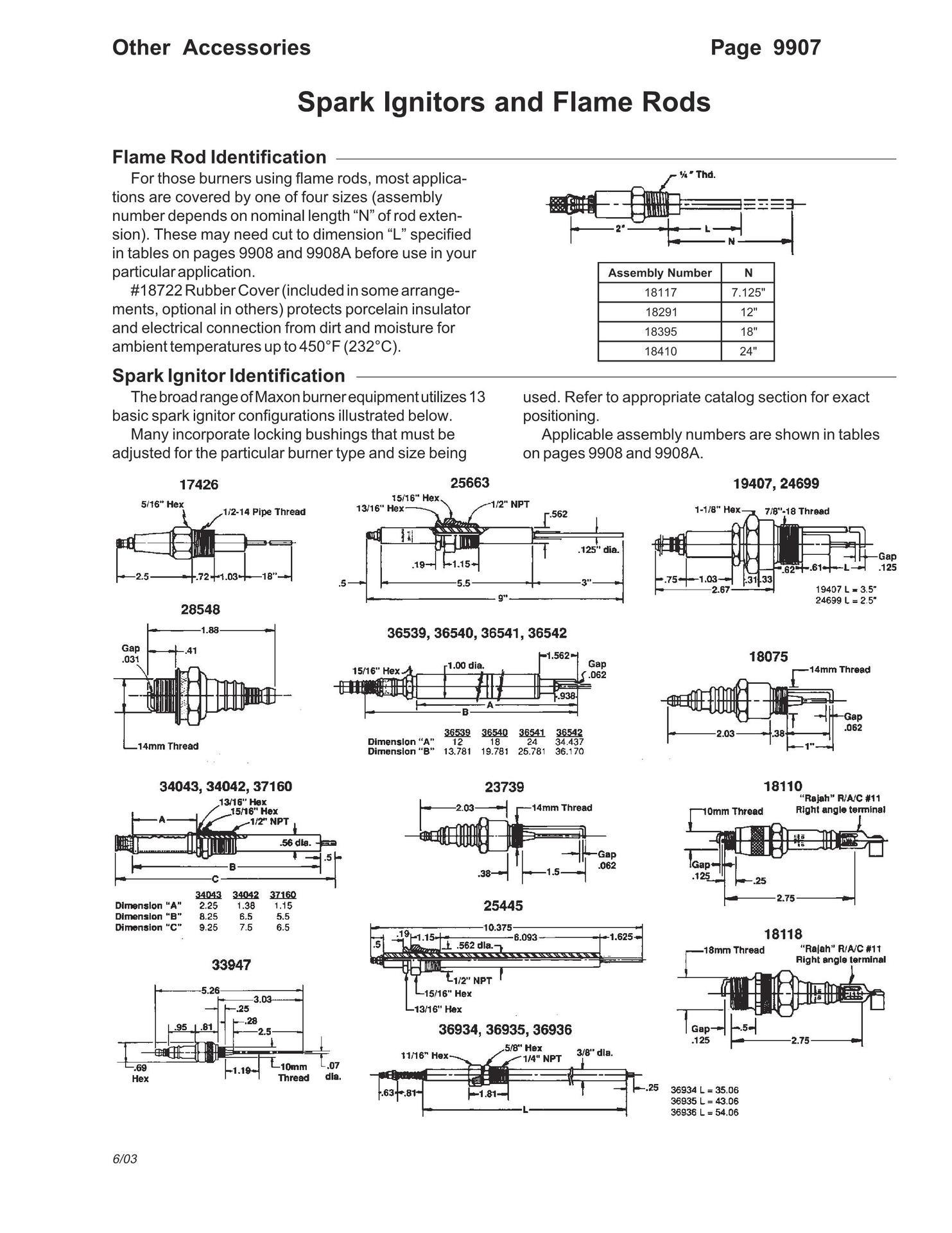 MAXON 点火电极 KINEMAX® Burners(1-1/2", 2")用 34042-阿里巴巴
