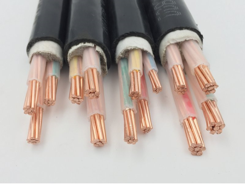 纯铜国标电力电缆YJV5*10/16/25/35平方5芯ZC-YJV22阻燃铠装电线-阿里巴巴