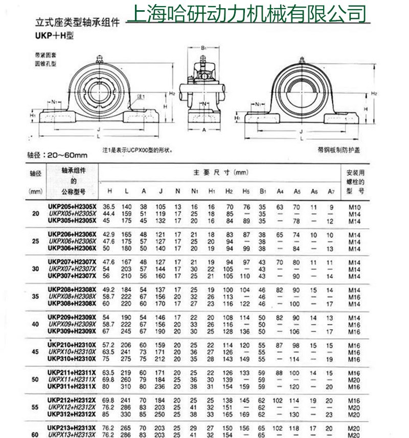 UKP207D1带座外球面轴承 UKP207+H2307X带座外球面轴承-阿里巴巴