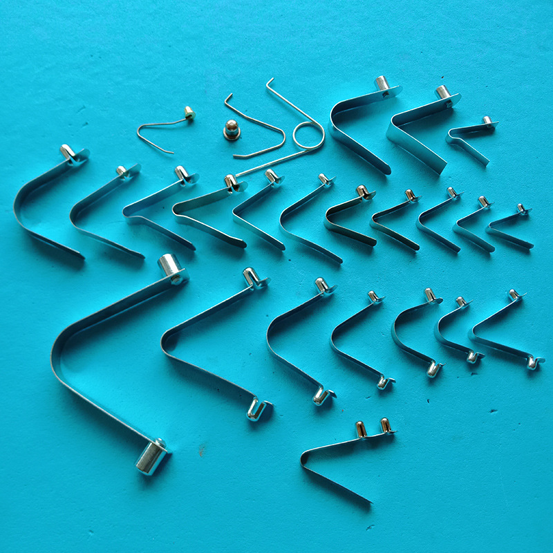 V型簧弹片 帐篷管内定位弹珠卡扣 V型弹簧片6.4mm实心铆珠弹片-阿里巴巴