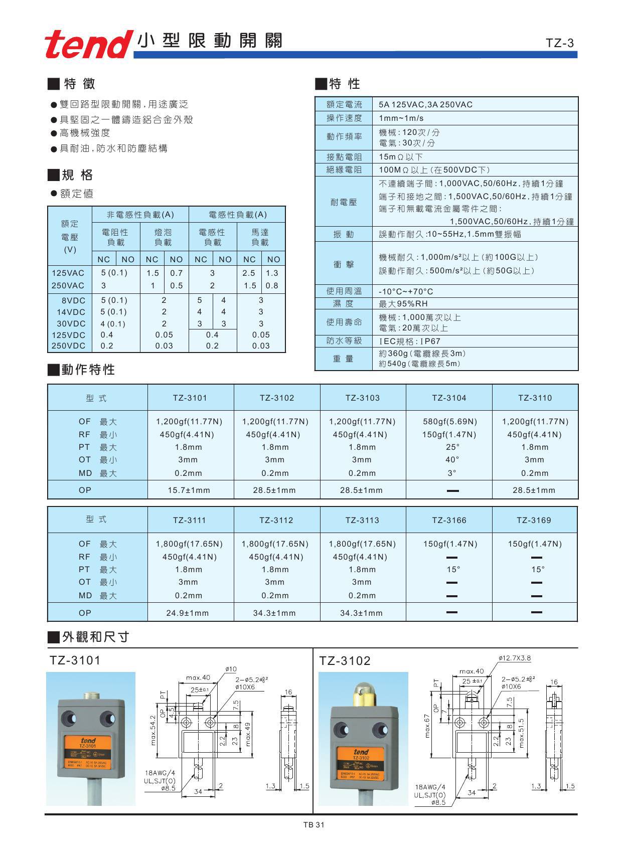 现货供应TZ-7310小型限位开关 双向限位开关 防爆限位开关-阿里巴巴