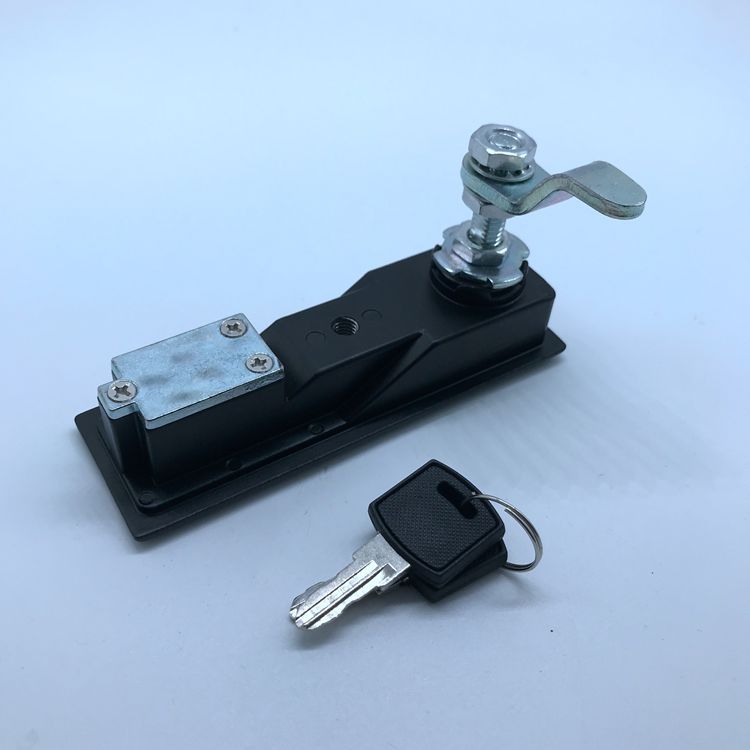 MS727黑白色平面锁，电柜门锁，网络机柜机箱锁，通讯通信柜门锁-阿里巴巴