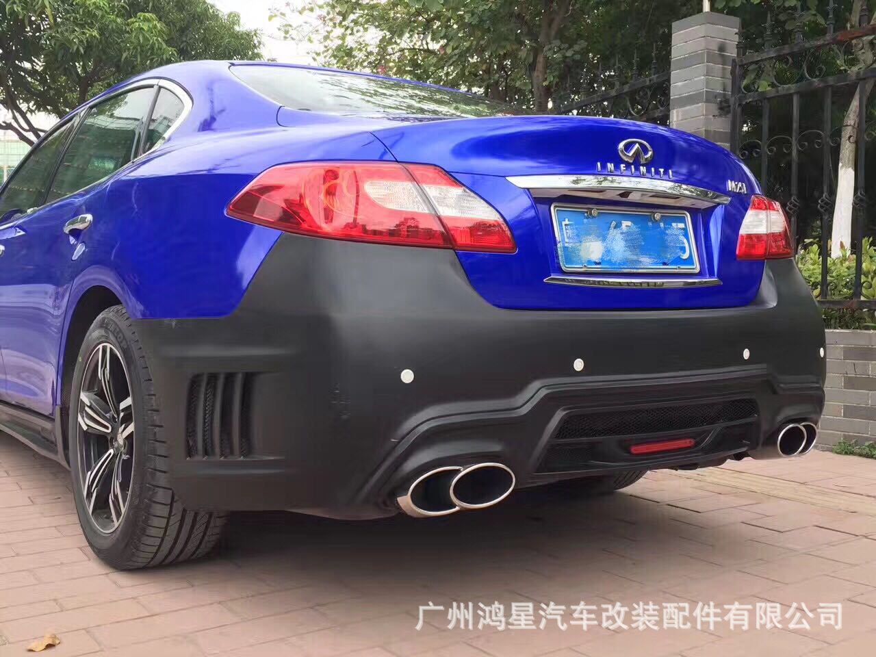 适用英菲尼迪Q70L M35HL M25L 改装WALD大包围 前杠后杠侧裙-阿里巴巴