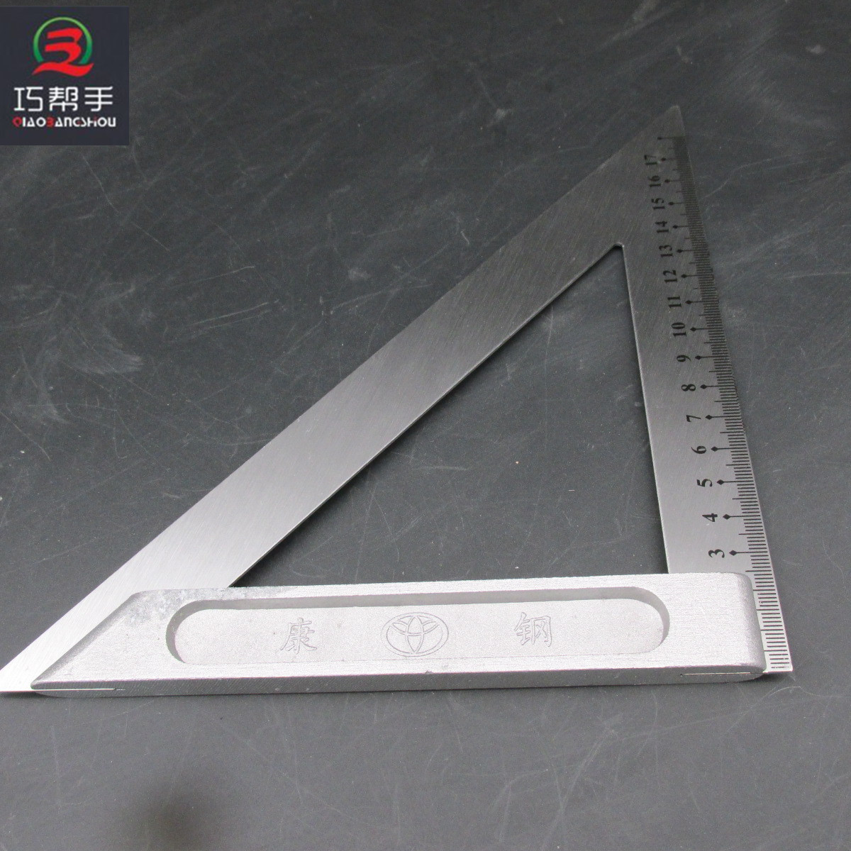 货源批发巧帮手三角尺铝合金直角三角尺加厚 铝座木工三角尺-阿里巴巴