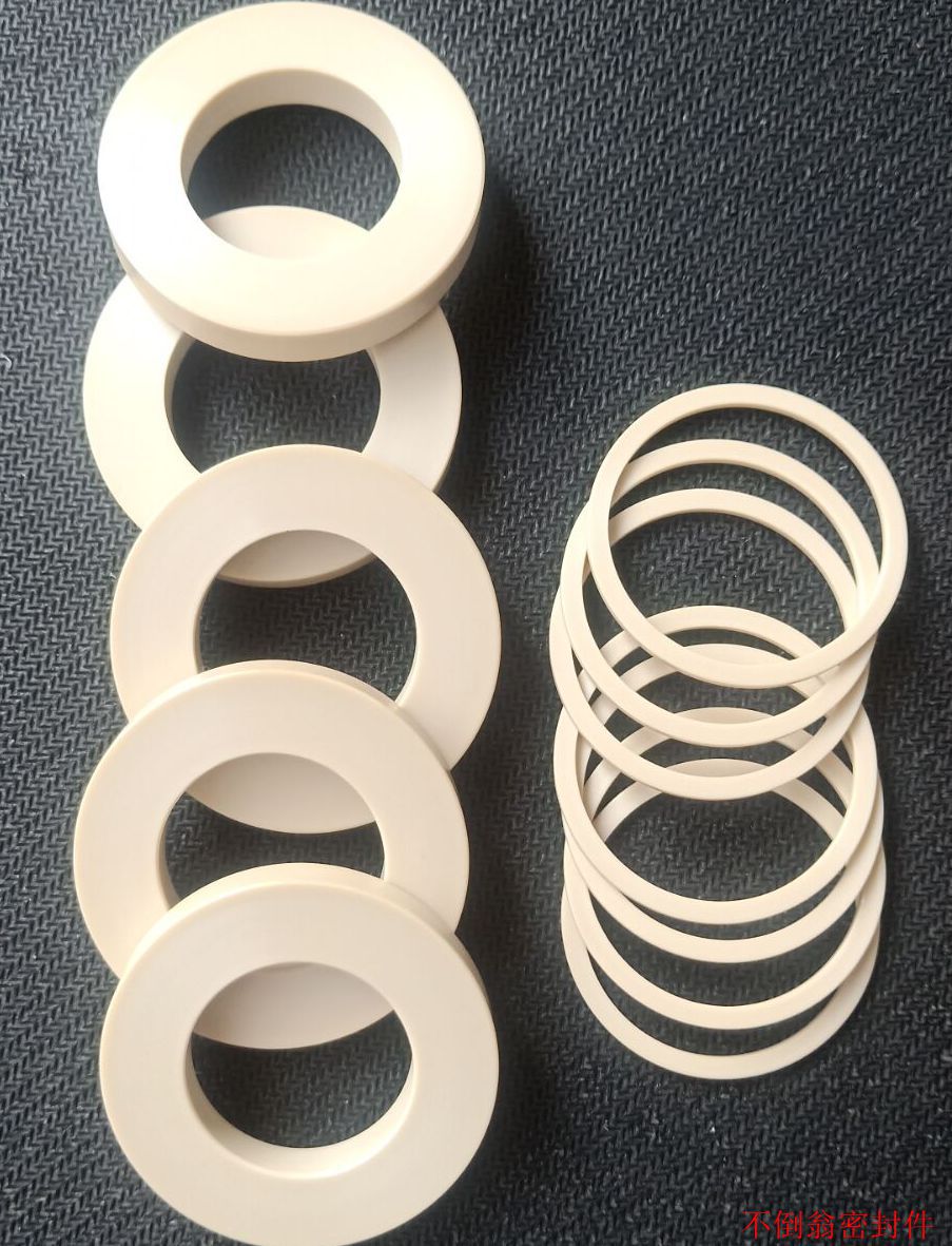 PEEK挡圈 密封圈 聚醚醚酮开口挡圈 环 密封圈 PEEK阀座 垫片-阿里巴巴