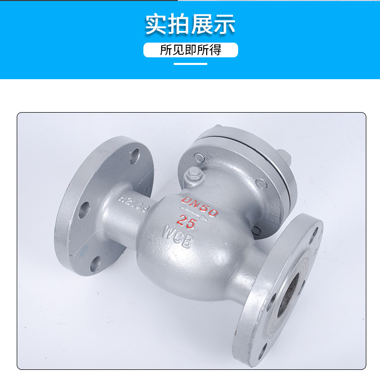 厂家直销宝太正品H44H-16/25C碳钢单向逆止阀4寸铸钢旋启式止回阀-阿里巴巴