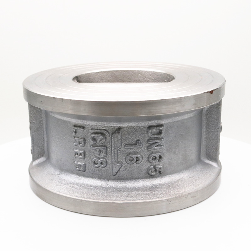 越海不锈钢对夹式止回阀H76W-16P 304 316L 2205蝶形单向止回阀-阿里巴巴