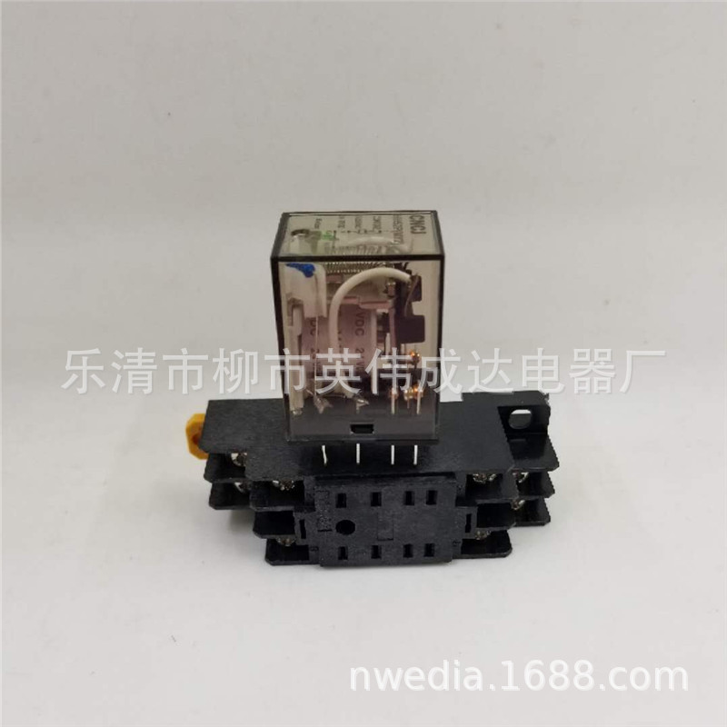 MY2NJ/HH54P/HH52P/LY2NJHH62/MY4NJ小型中间继电器220V交流DC24V-阿里巴巴