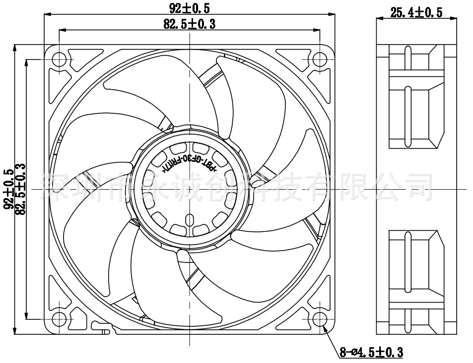 风扇工厂 供应 9225散热器 风扇-阿里巴巴