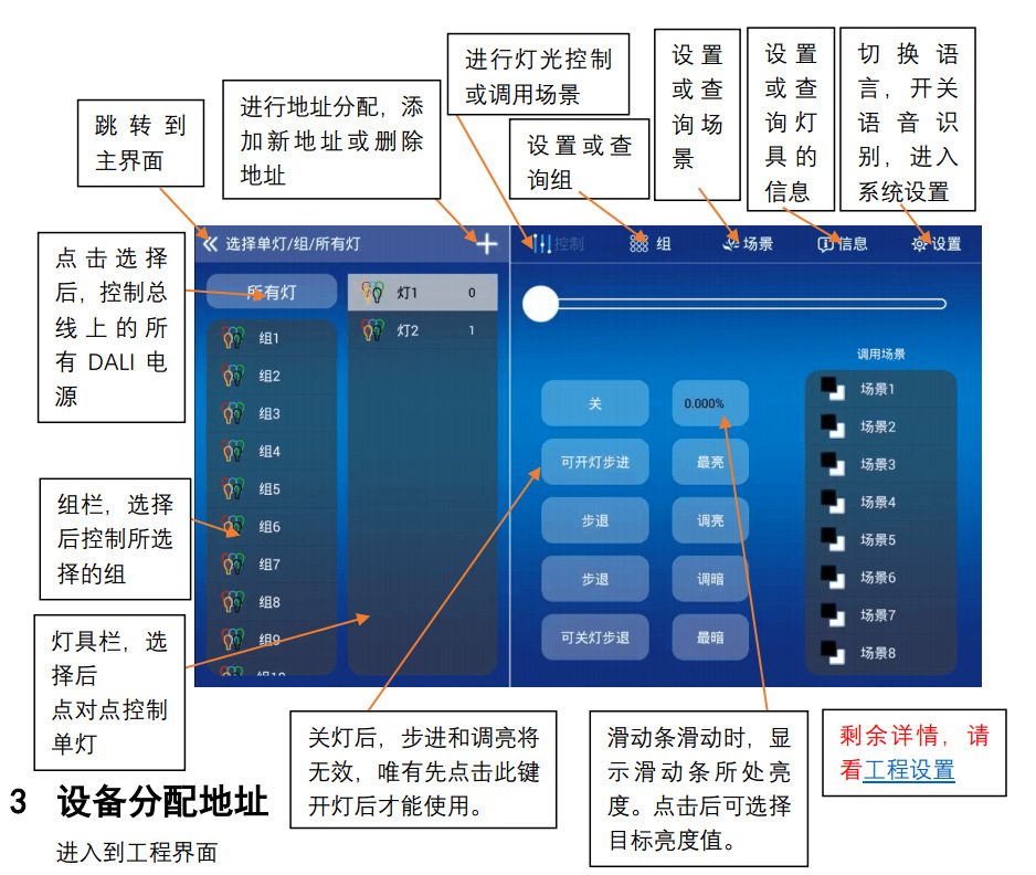 DALI系统 LED单灯点对点控制主机 轨道式 Dali-0-10V信号转换器-阿里巴巴