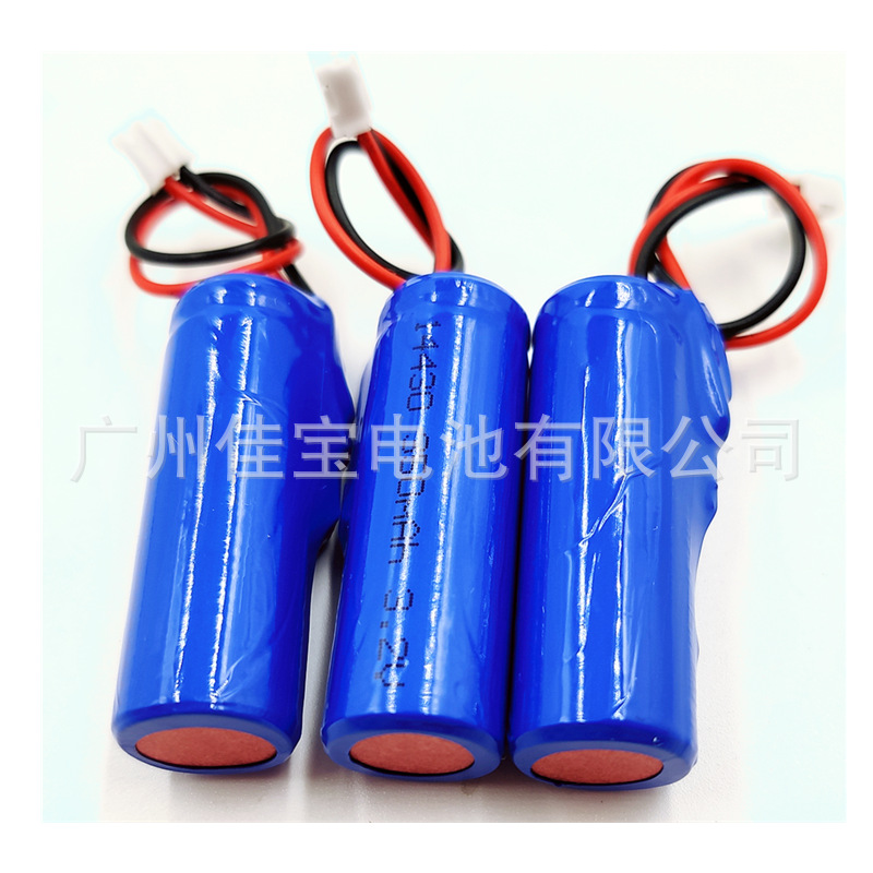 14430磷酸铁锂电池 3.2V手电筒电池 14430锂电池 400MAH 3.7V电池-阿里巴巴
