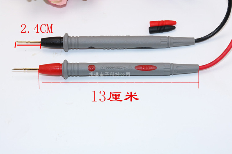 高品质万用表测试特尖特细10A通用表笔耐寒防高温硅胶表笔-阿里巴巴