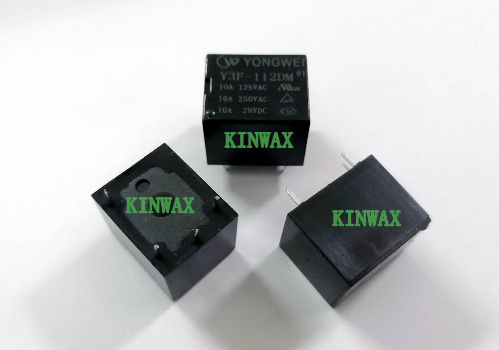 Y3F-112DM正品继电器T73 10A 250VAC 4脚常开通用HF3FF G5LA-阿里巴巴