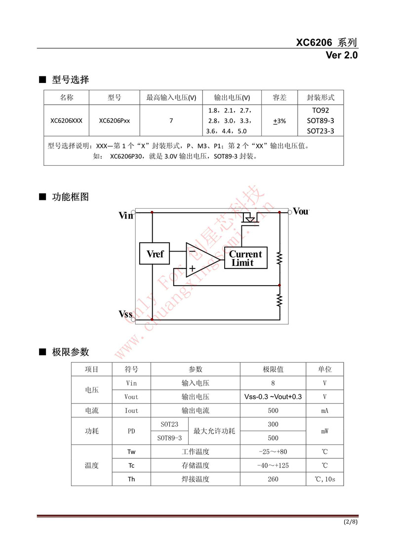 LDO稳压IC XC6206-3.6V SOT-23 丝印665K 小体积全新国产现货-阿里巴巴