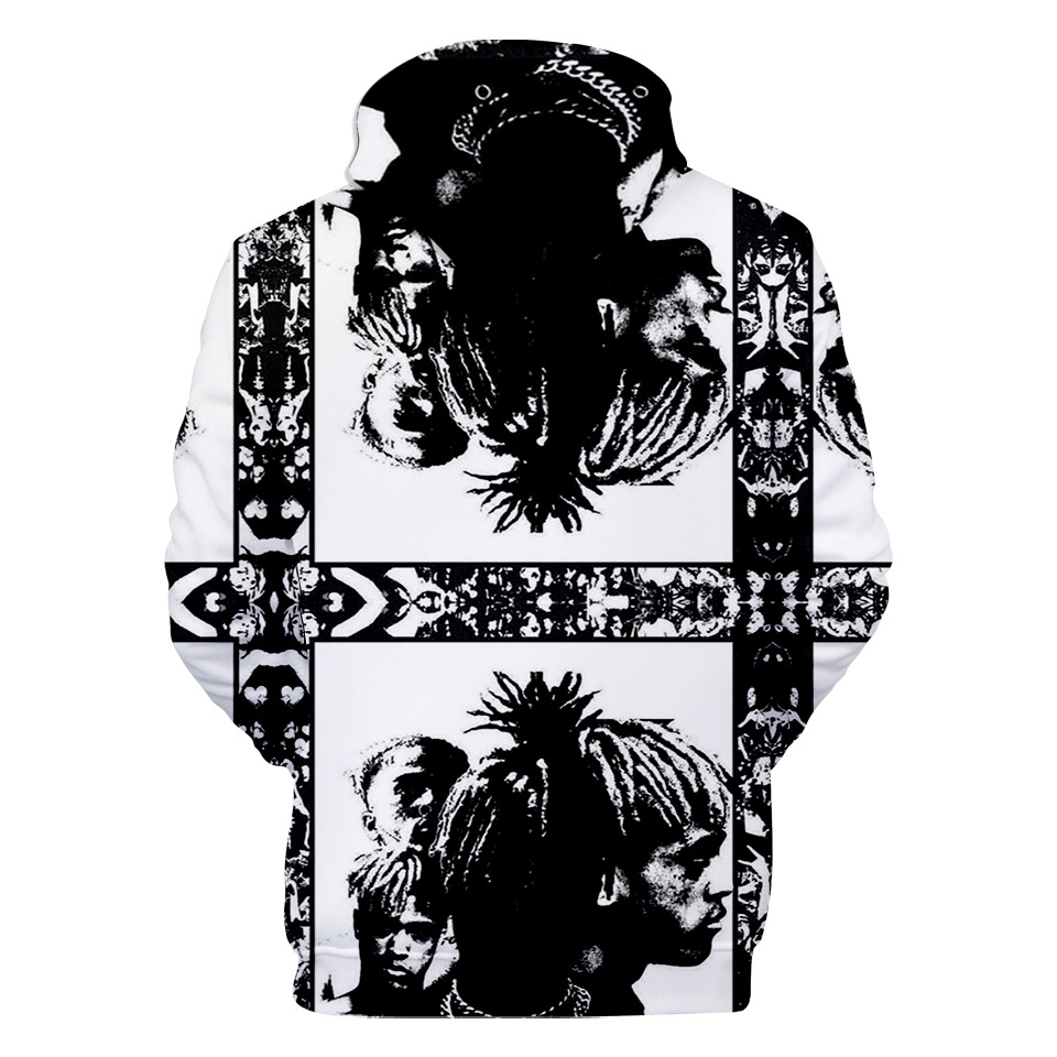 星期五服饰 2019新款 xxxtentacion 数码印花卫衣3D带帽抓绒卫衣-阿里巴巴