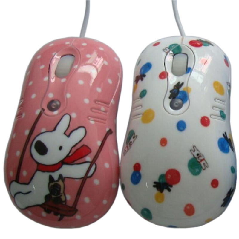 礼品定做鼠标/水转印工艺/卡通图案/个性创意/可爱/女生鼠标-阿里巴巴