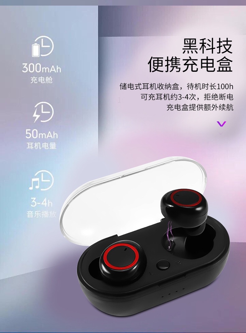 E7S蓝牙耳机Y30无线耳塞Y50双耳音乐听歌立体声触摸耳机E6S A6S-阿里巴巴