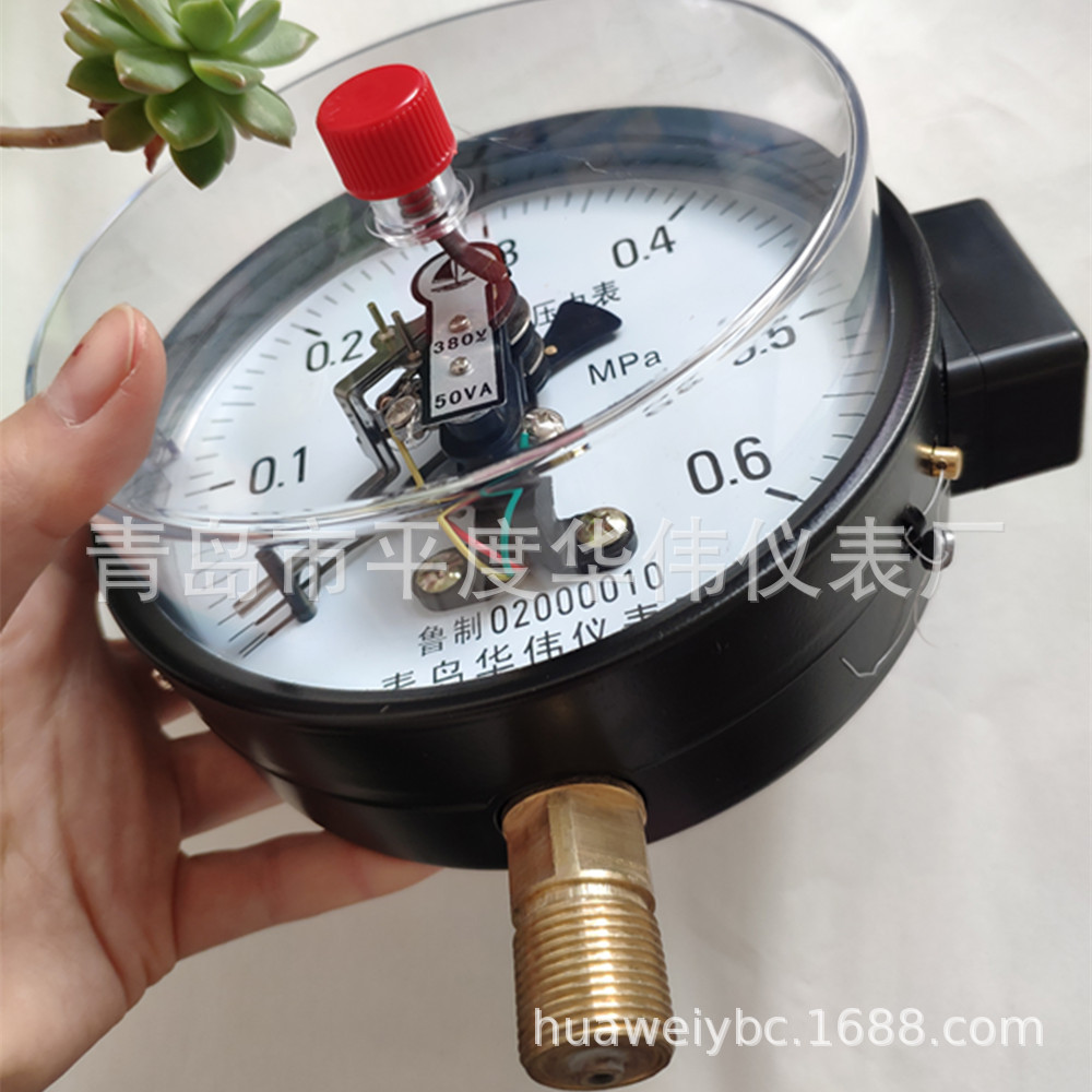 磁助电接点压力表 磁助式电接点Yxc150-0.6MPa 380V 30VA电接点-阿里巴巴