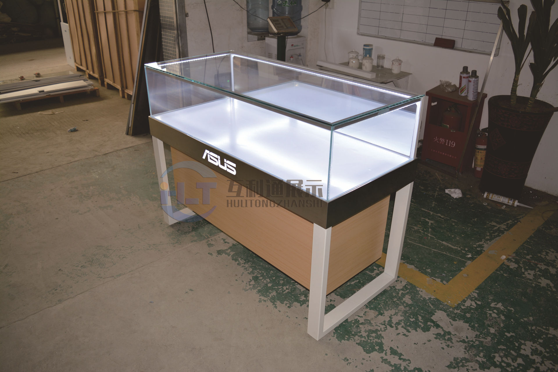 透明展示柜玻璃柜台手机数码货架陈列展示架工厂多功能收纳-阿里巴巴