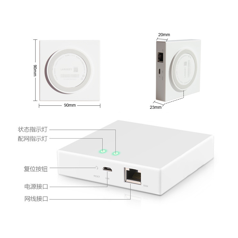 ZigBee网关 无线/有线 涂鸦tuya ZigBee 3.0 智能家居控制中心-阿里巴巴