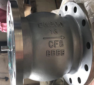 厂家不锈钢消声法兰止回阀HC41X-16P HC41X-25P DN65 150 200-阿里巴巴
