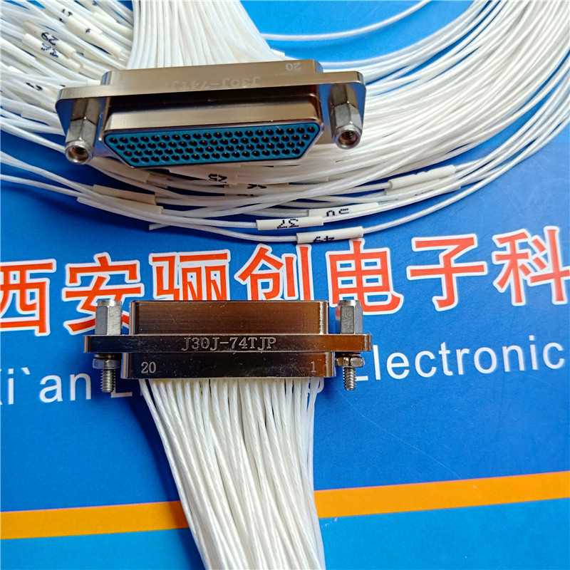 矩形连接器J30J-31ZK 31芯插座接插件线长可订-阿里巴巴