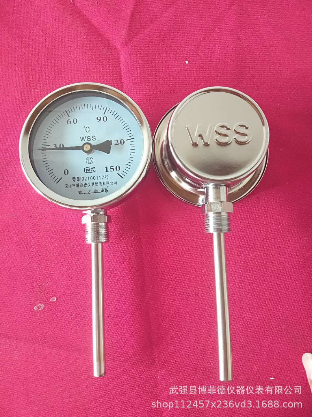 wss-411 401全不锈钢双金属温度计工业锅炉圆盘耐震数字温度表-阿里巴巴
