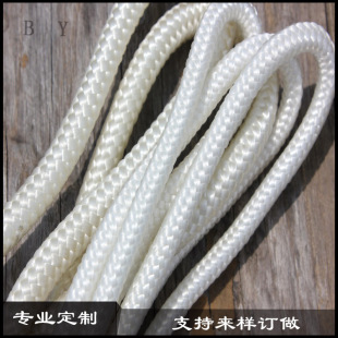 生产白色尼龙仿尼龙绳 涤纶编织绳 丙纶包芯圆绳大棚绳子6mm 8mm-阿里巴巴