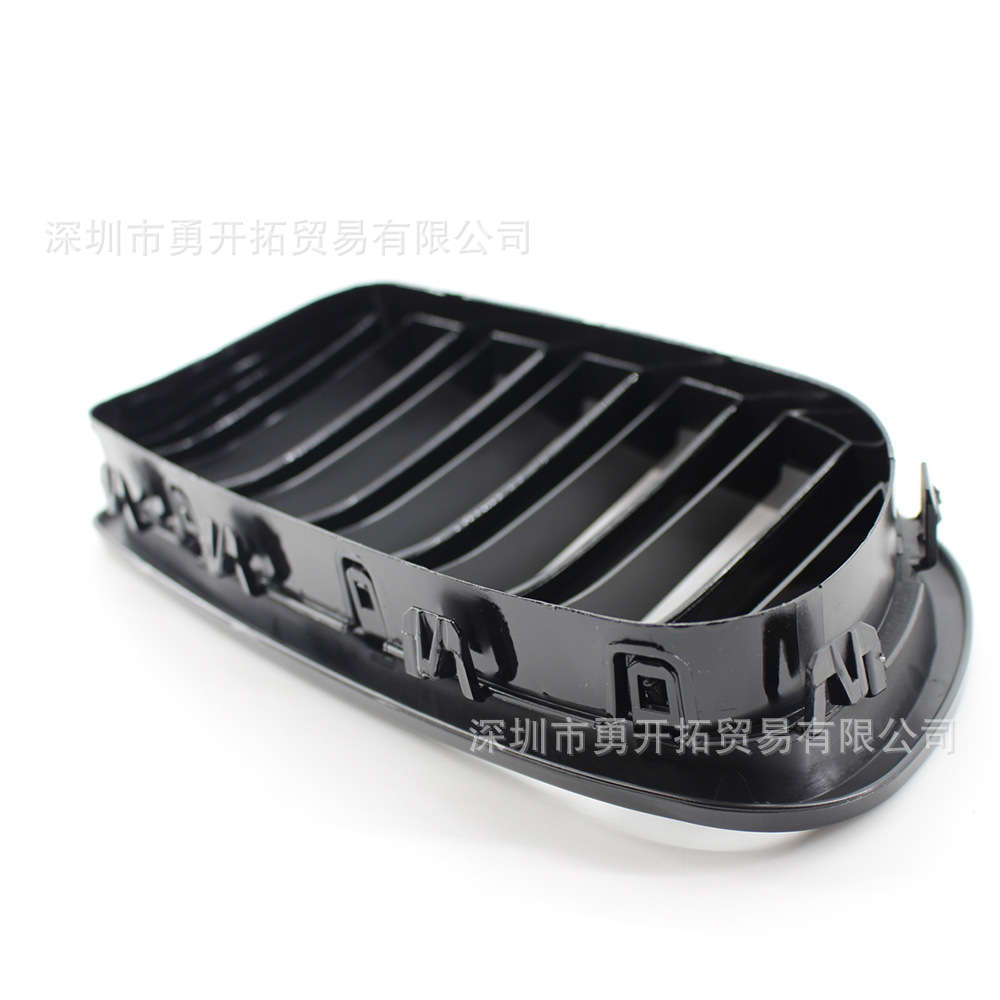 格栅适用于BMW F10 F11 F18 5Series 10-16 51137203649双线亮黑-阿里巴巴