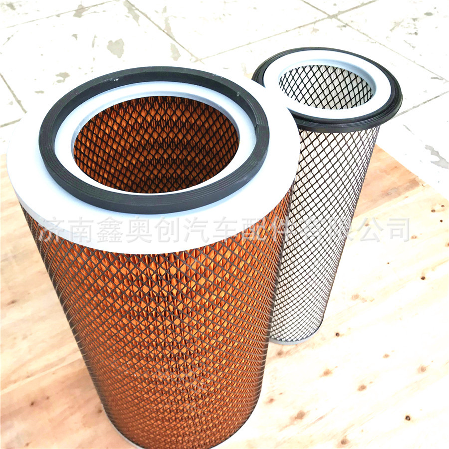 中国重汽豪沃陕汽德龙福田欧曼潍柴发动机612600111743 K2139空滤-阿里巴巴